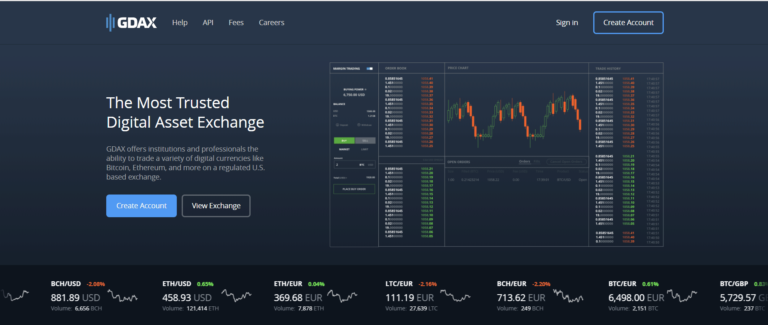 GDAX: How To Trade Using Coinbase's Global Digital Asset Exchange