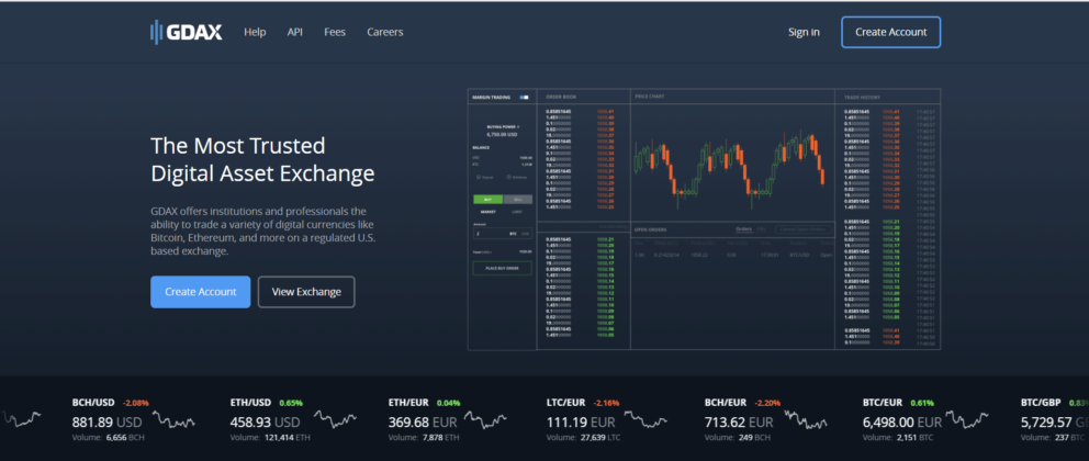 GDAX: How To Trade Using Coinbase's Global Digital Asset Exchange